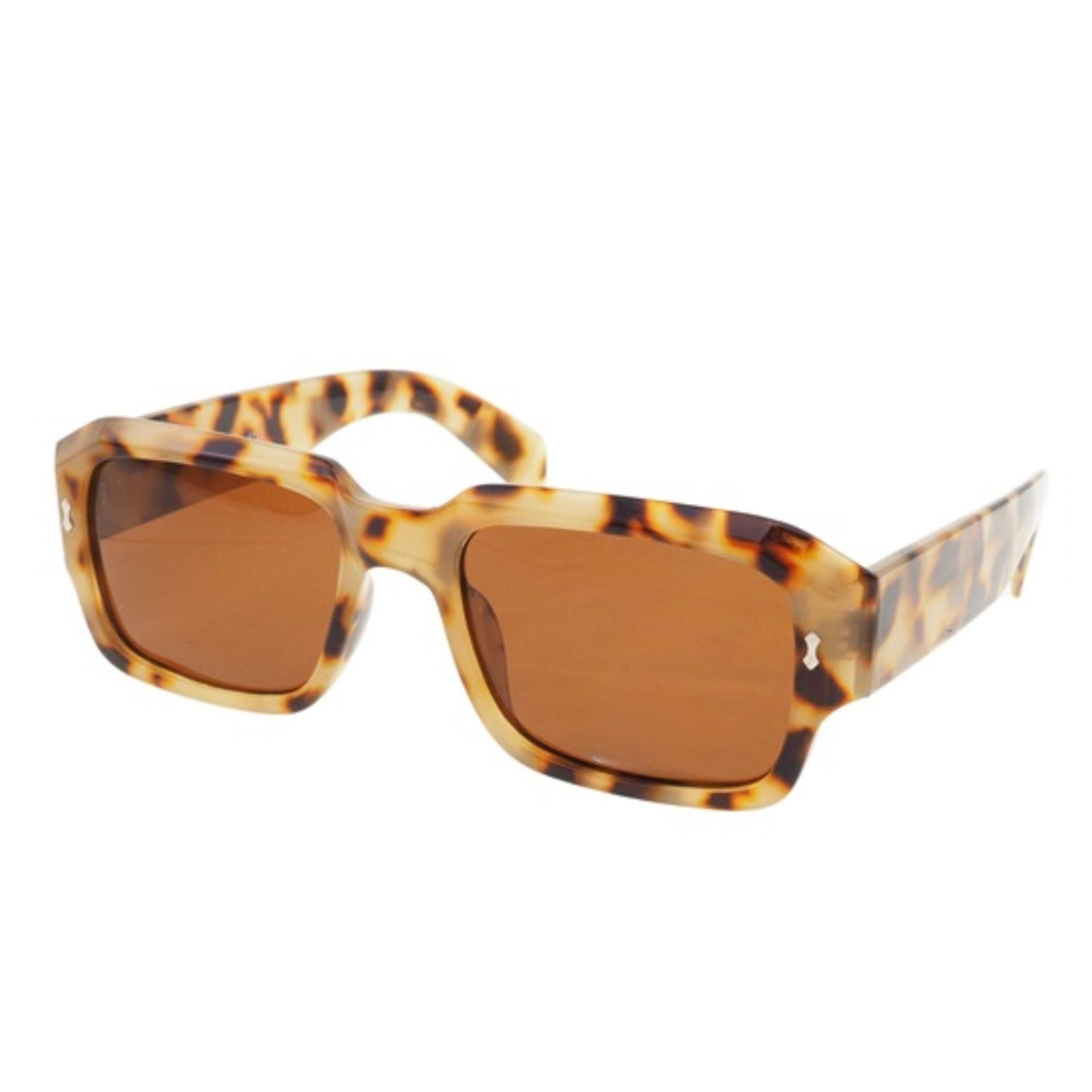 Tortoiseshell Rectangle Sunglasses – Frou